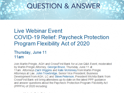 Live Webinar Event COVID-19 Relief: Paycheck Protection Program ...