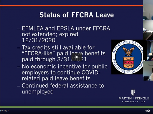 Webinar Video | FFCRA Leave and COVID Vaccine Guidance: What Employers ...